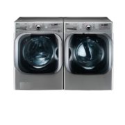 LG WM8100HVA / DLEX8100V Graphite Steel Front Load 5.2 cu. ft. Mega ...