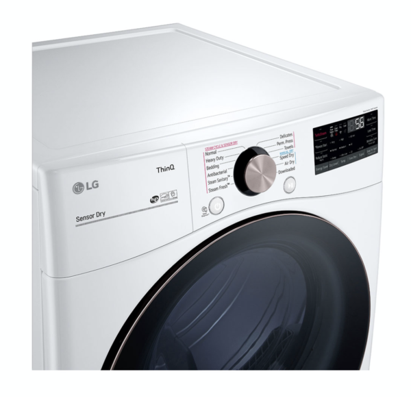 LG DLEX4000W White Electric 27” 7.4cuft Ultra-Large Capacity Dryer w ...
